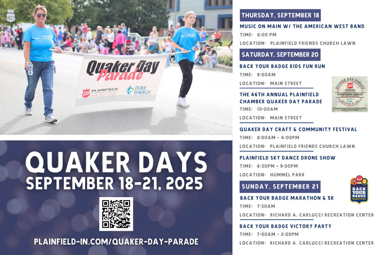 Quaker Day Parade - Plainfield Chamber of Commerce